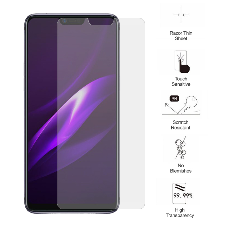9H Tempered Glass Screen Protector for Oppo R15 / R15 Pro